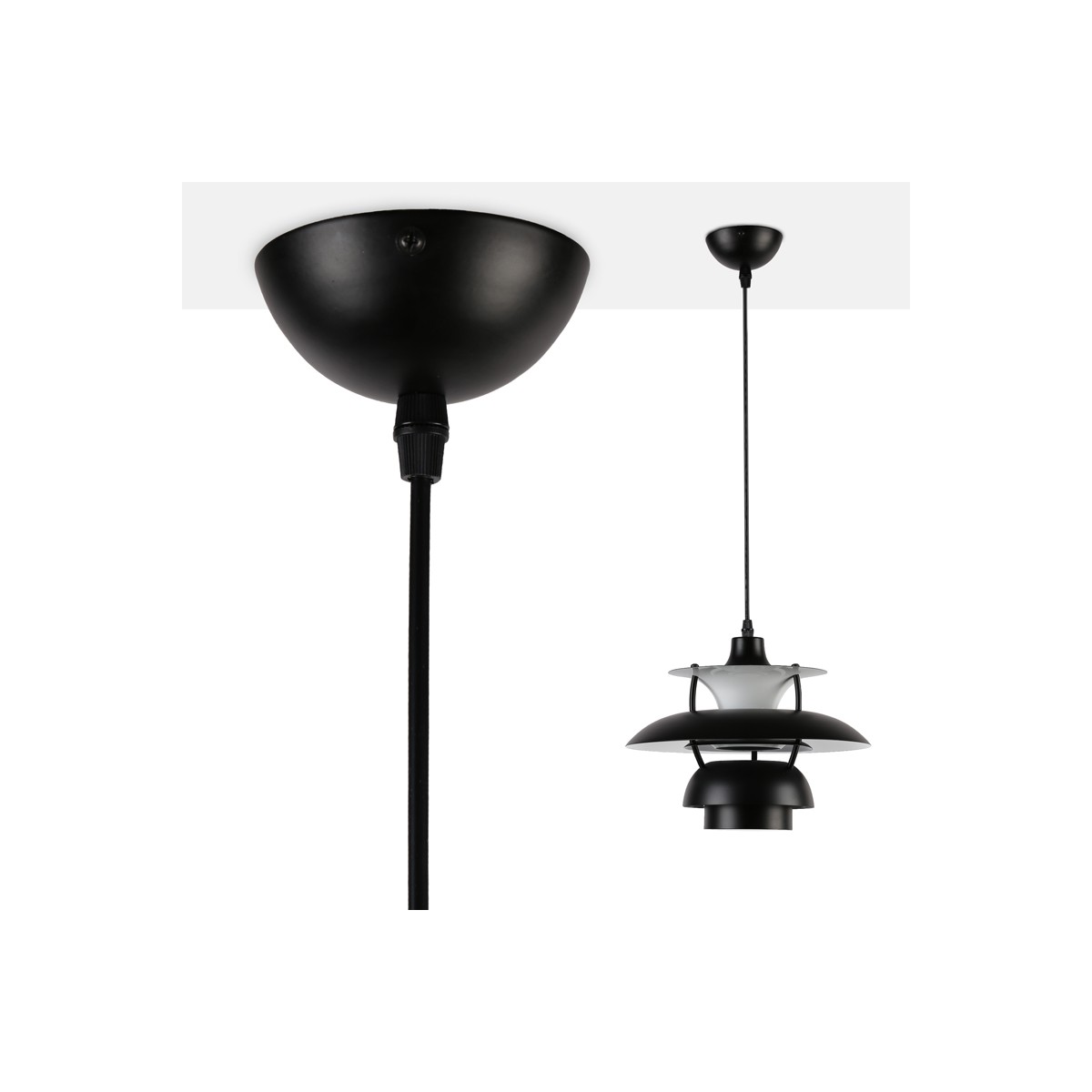 Design pendant lamp "Yohan" /PH5 inspiration - Louis Poulsen