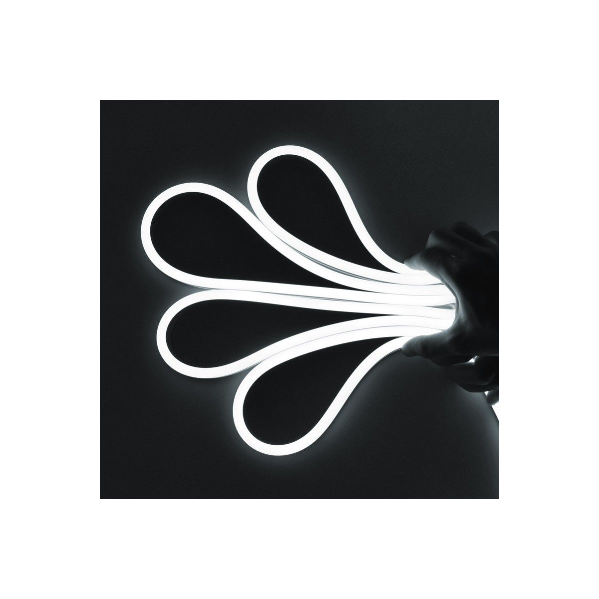 Flexible LED Neon 10 Meters 11W/m 24V 10x18mm IP67 complete KIT