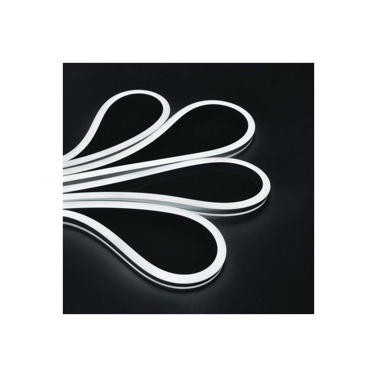 Flexible LED Neon 10 Meters 11W/m 24V 10x18mm IP67 complete KIT