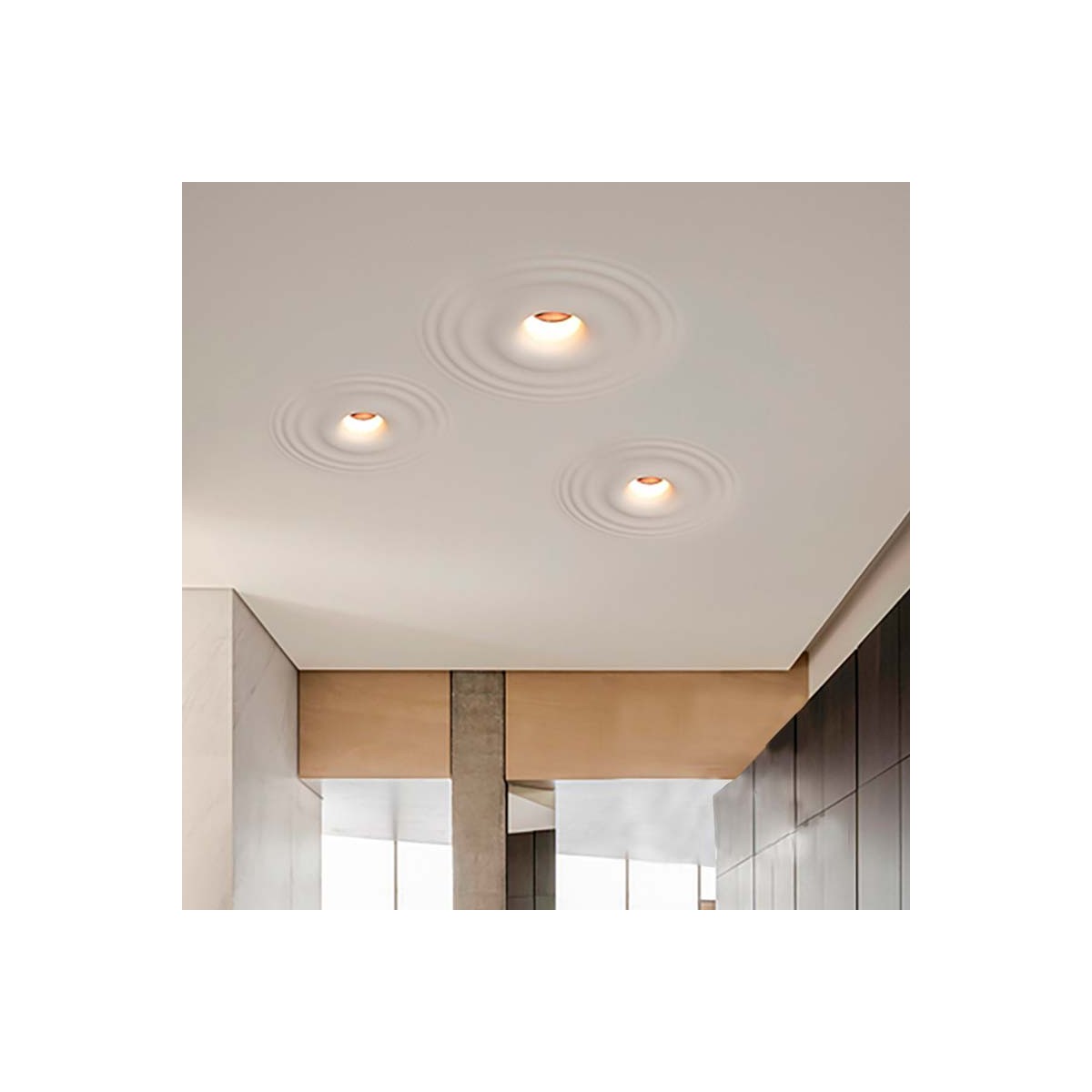 Recessed plaster ceiling luminaire / trimless / invisible lighting ...