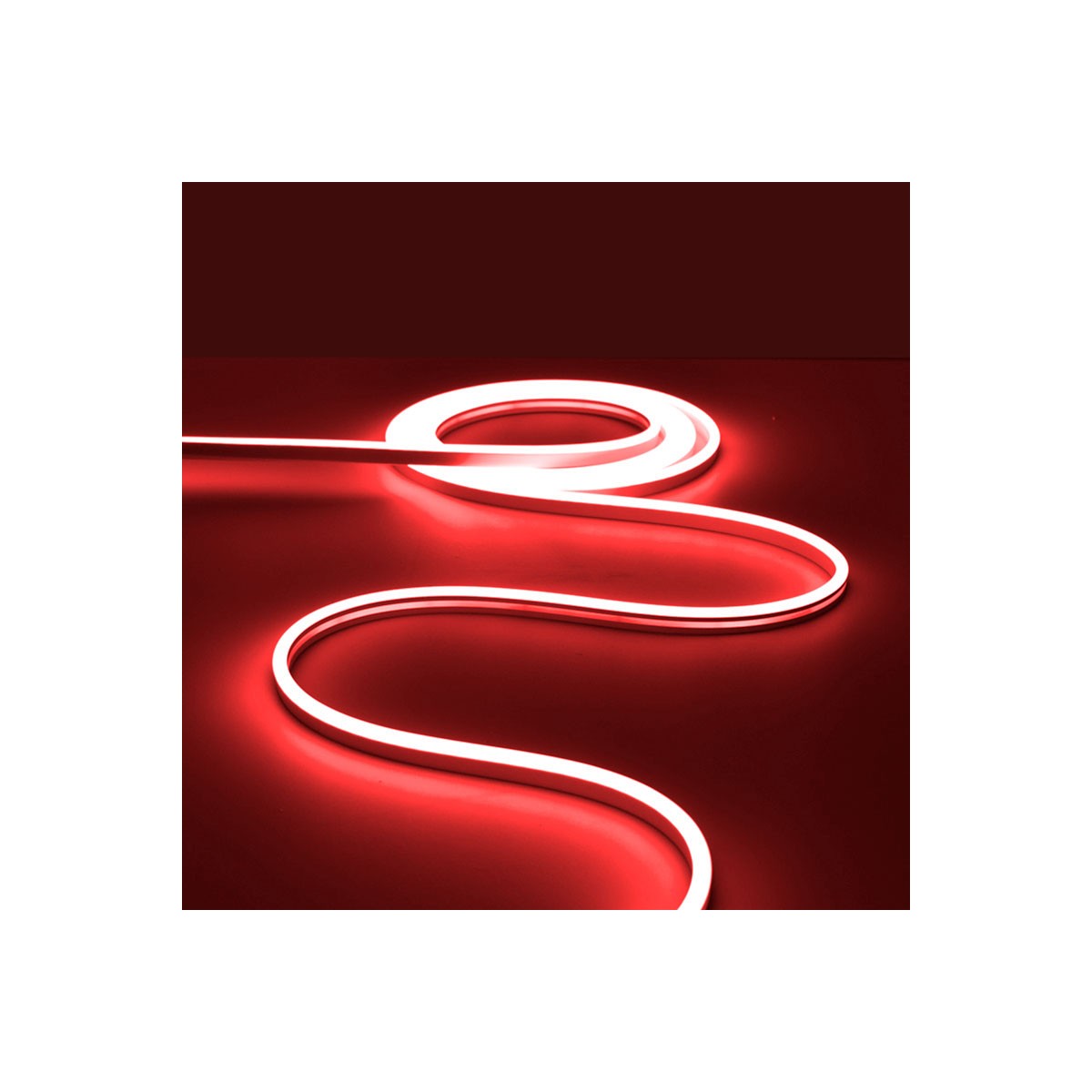 Buy Flexible LED Neon RGB x 5 meters - Complete Kit - Lateral curvature