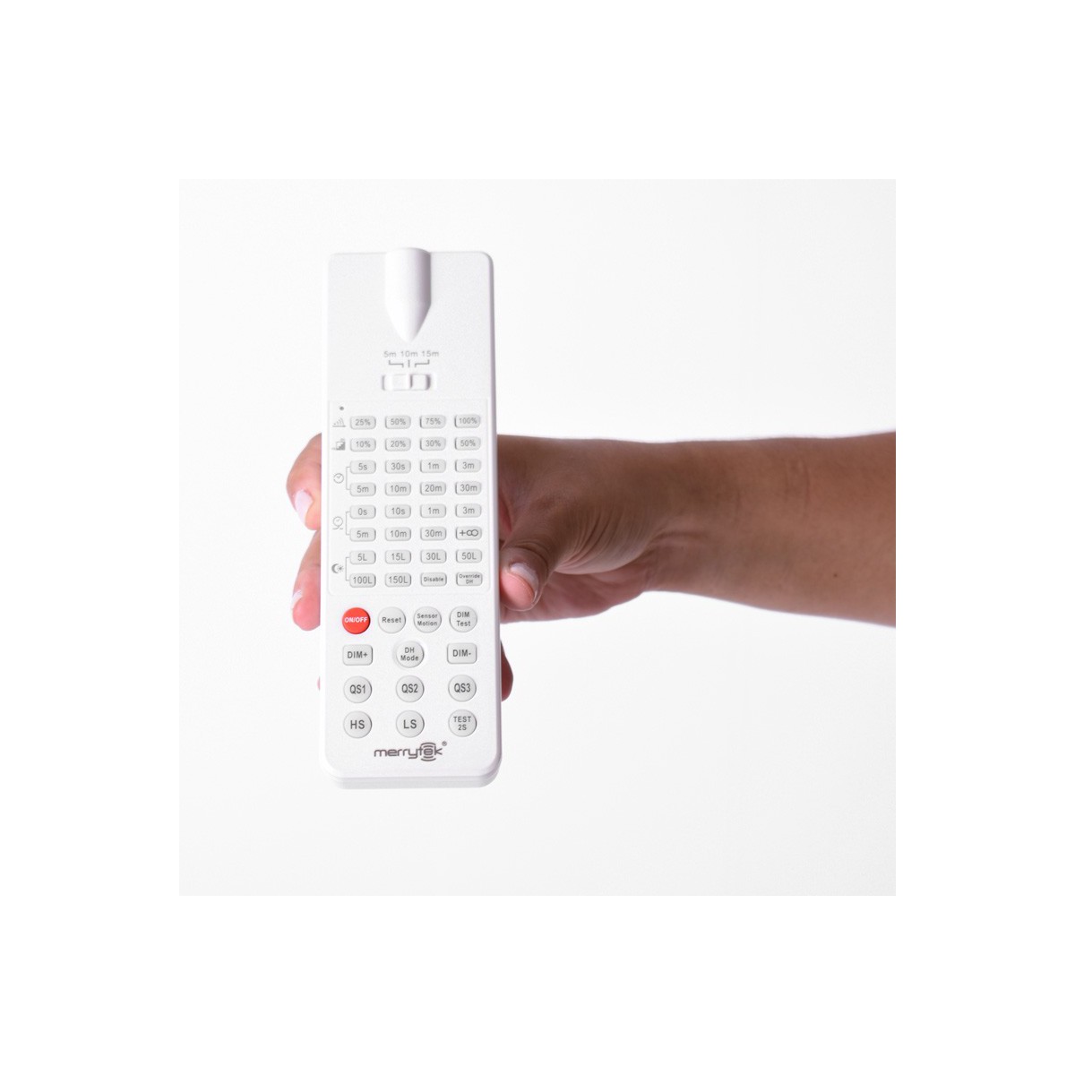 Merrytek IR remote control for industrial high bay sensor