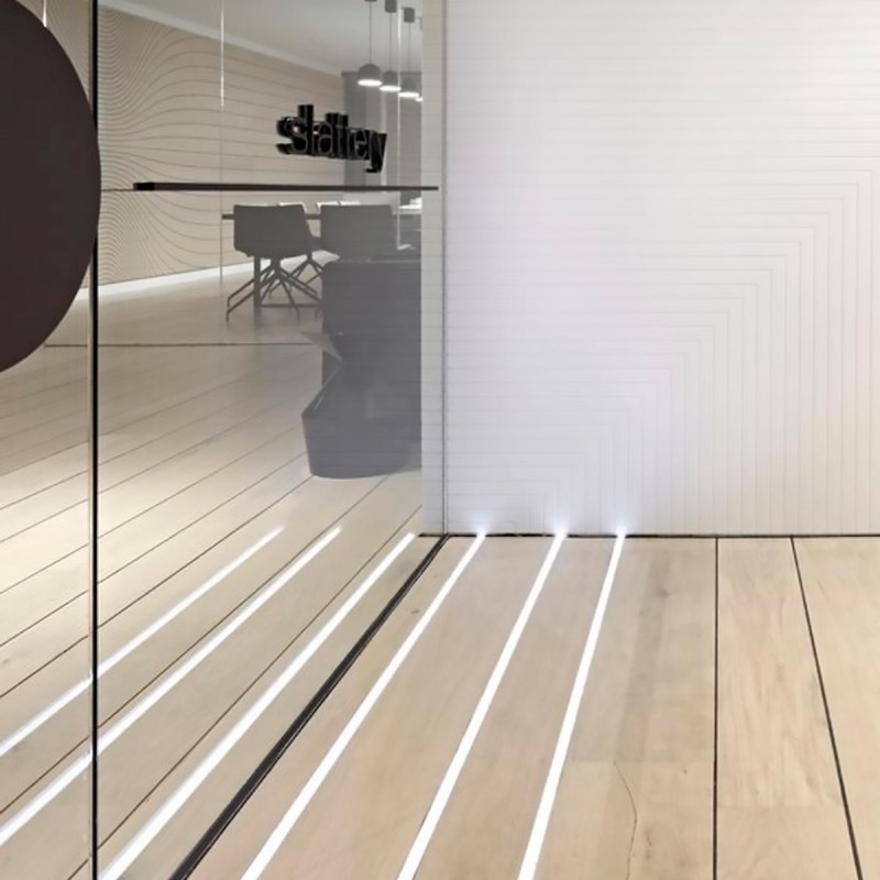 Aluminum profile for floor mounting-LED Strip up to 15mm -2m