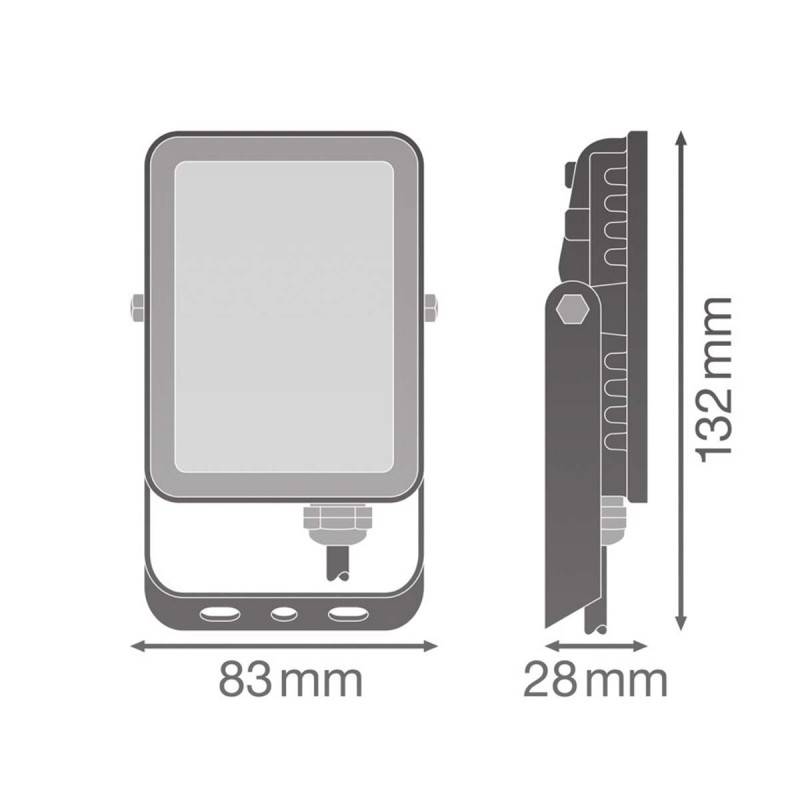 LEDVANCE 10W floodlight - ESSENTIAL range - 950lm - IP65 - 6500K
