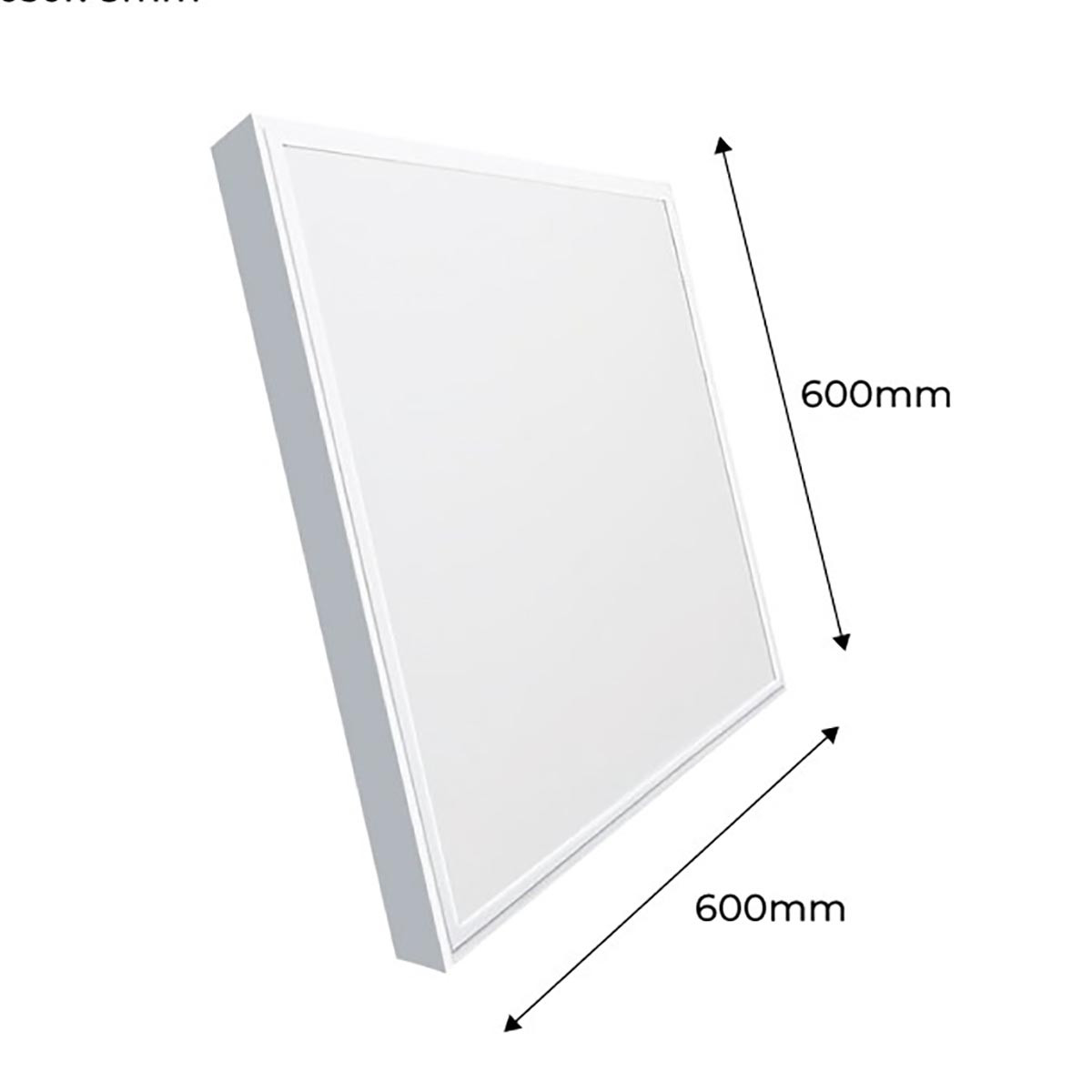 60X60 cm slim surface LED panel - PHILIPS Driver - 44W - UGR19 - with ...