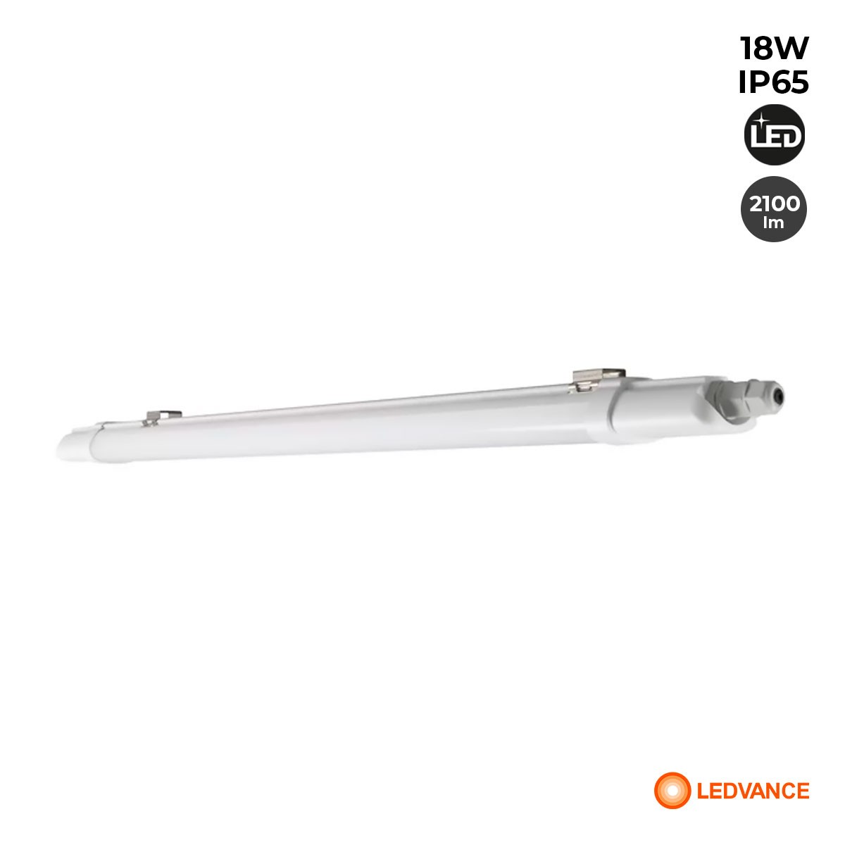 LEDVANCE Slim waterproof linear screen - 120cm - 18W - ESSENTIAL Range ...