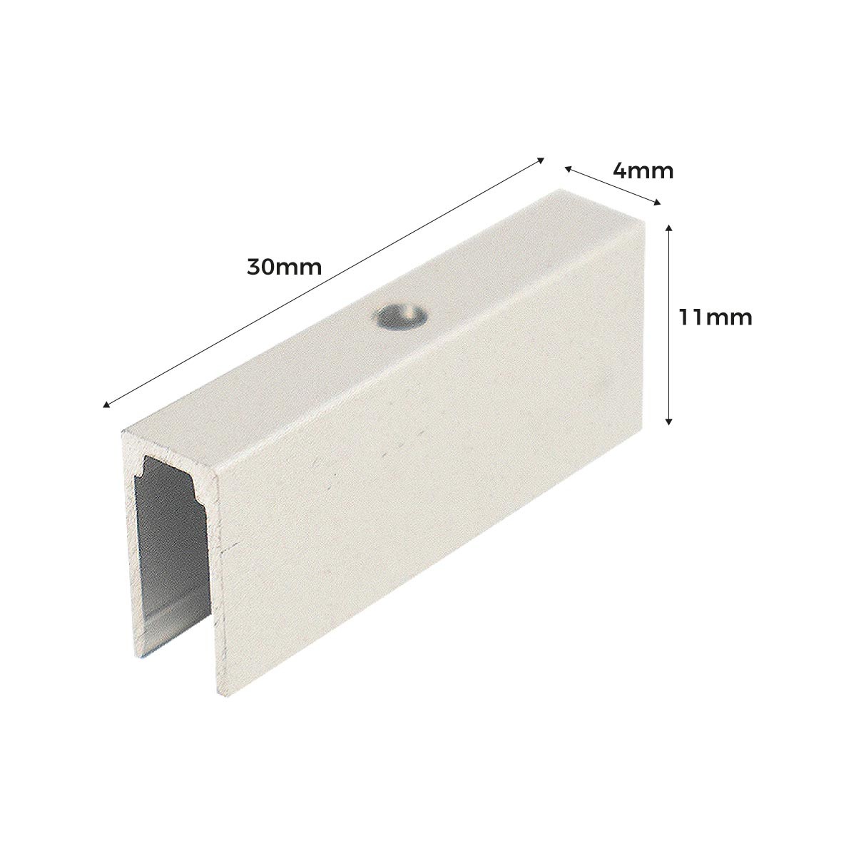 Buy metal clamp for fixing flexible LED neon 4x10mm