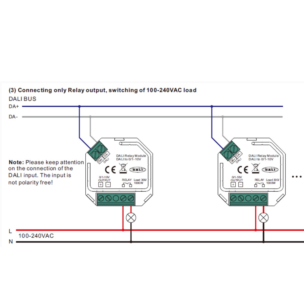 Sunricher 2 in 1 Converter: DALI to 0-10V + DALI Relay