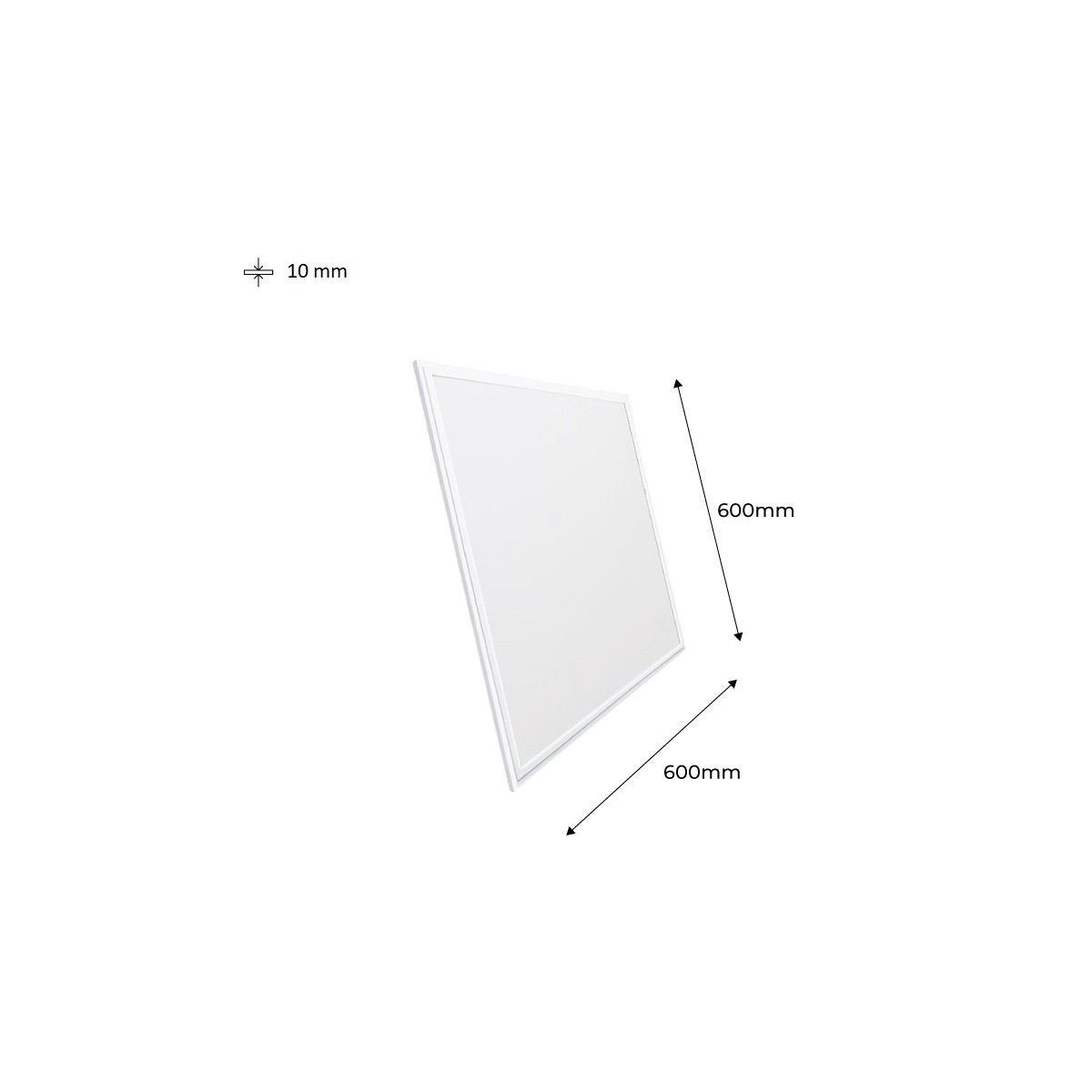 WIFI SMART RGB / RGBW + CCT recessed LED panel - 60x60 cm - 40W - With ...