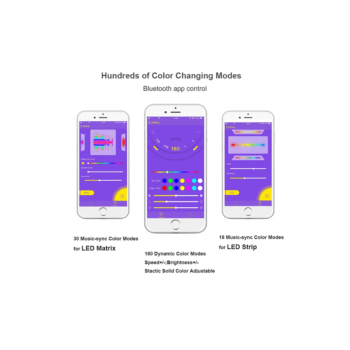 RGBW IC Pixel SPI Bluetooth and Wifi music controller for RGBW LED strips