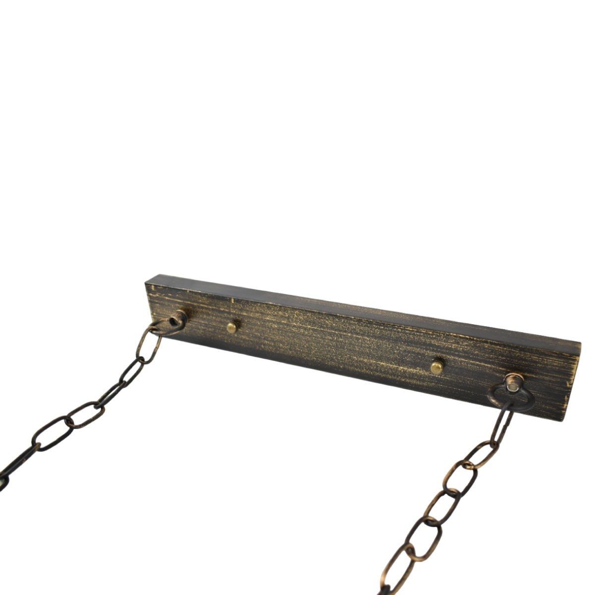 Hemp pipe pendant lamp with 6 hemp ropes