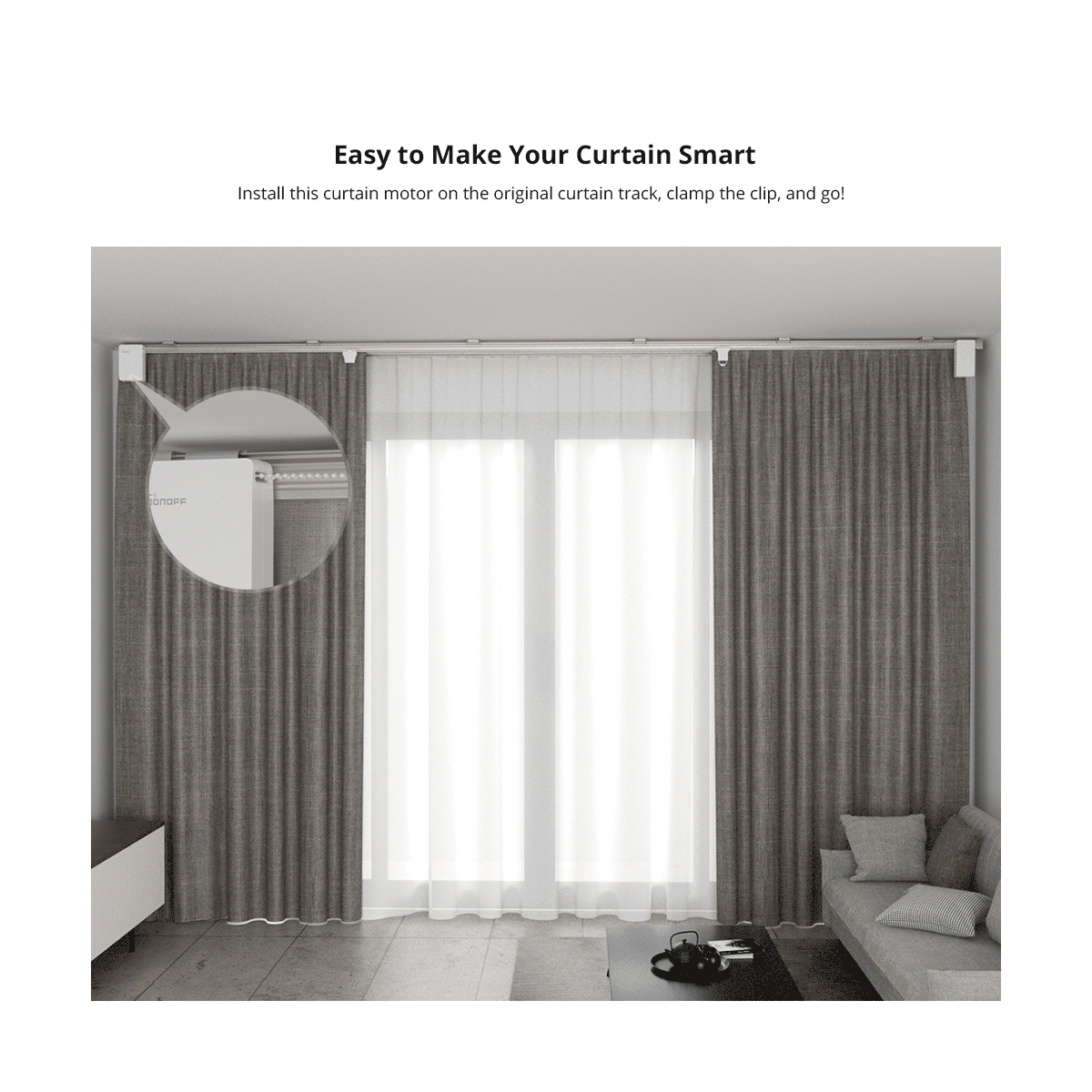 SONOFF Intelligent Curtain Motor - Zigbee - 5V DC/1A