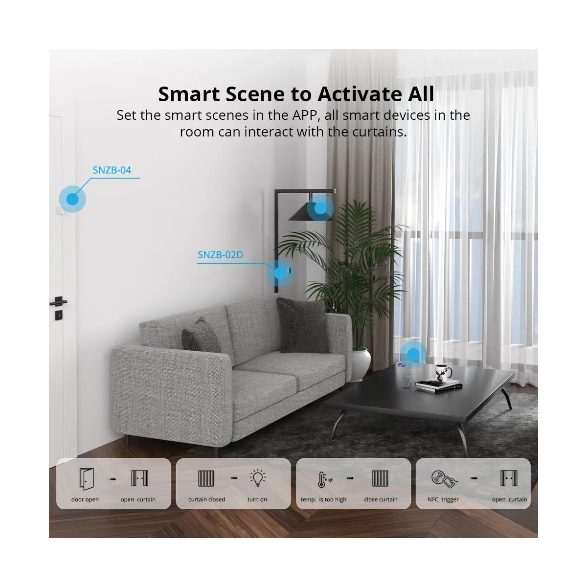 SONOFF Intelligent Curtain Motor - Zigbee - 5V DC/1A