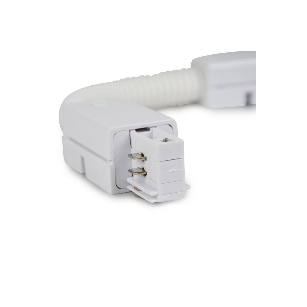 Three-phase rail Flexible connection of electrified three-phase rails