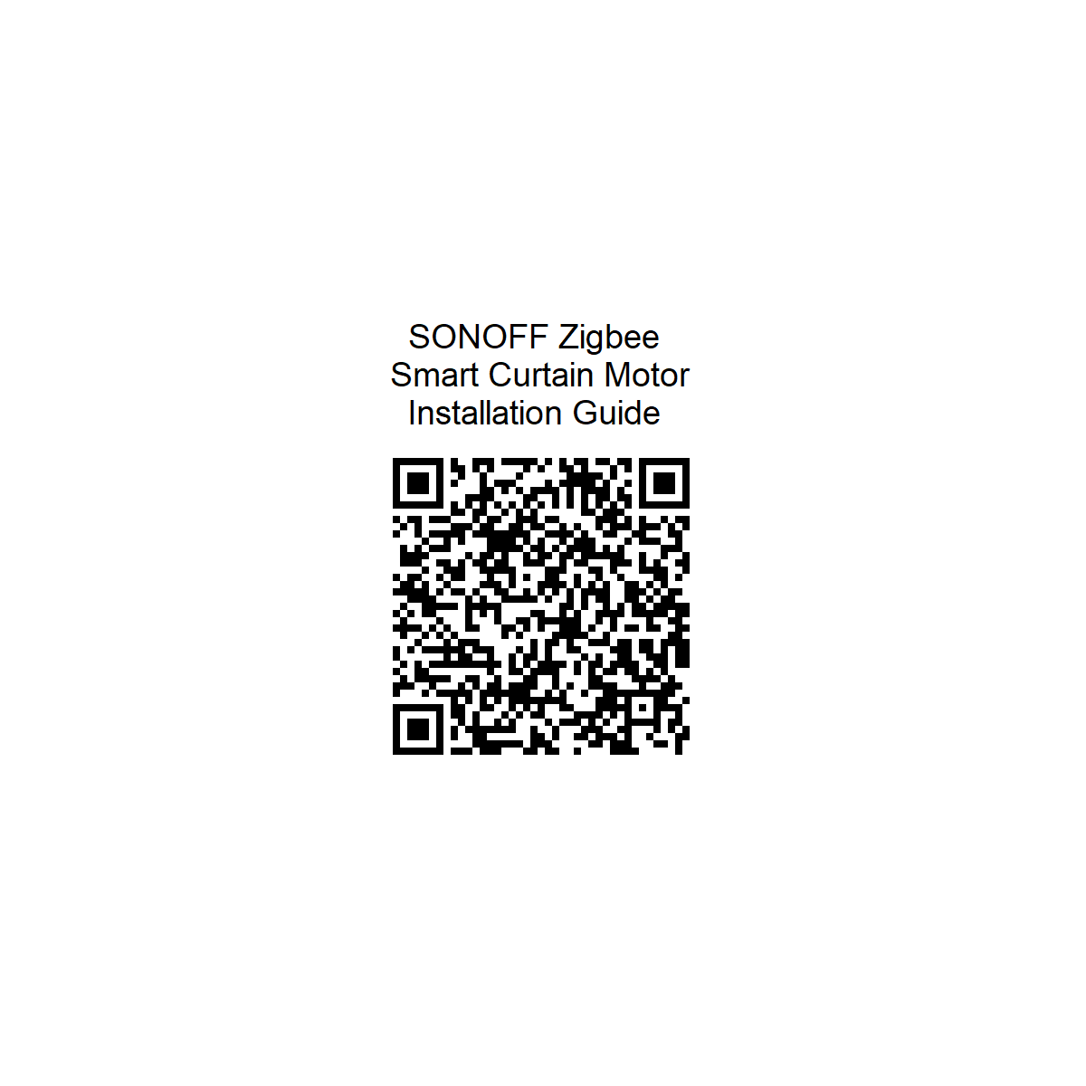 SONOFF Intelligent Curtain Motor - Zigbee - 5V DC/1A