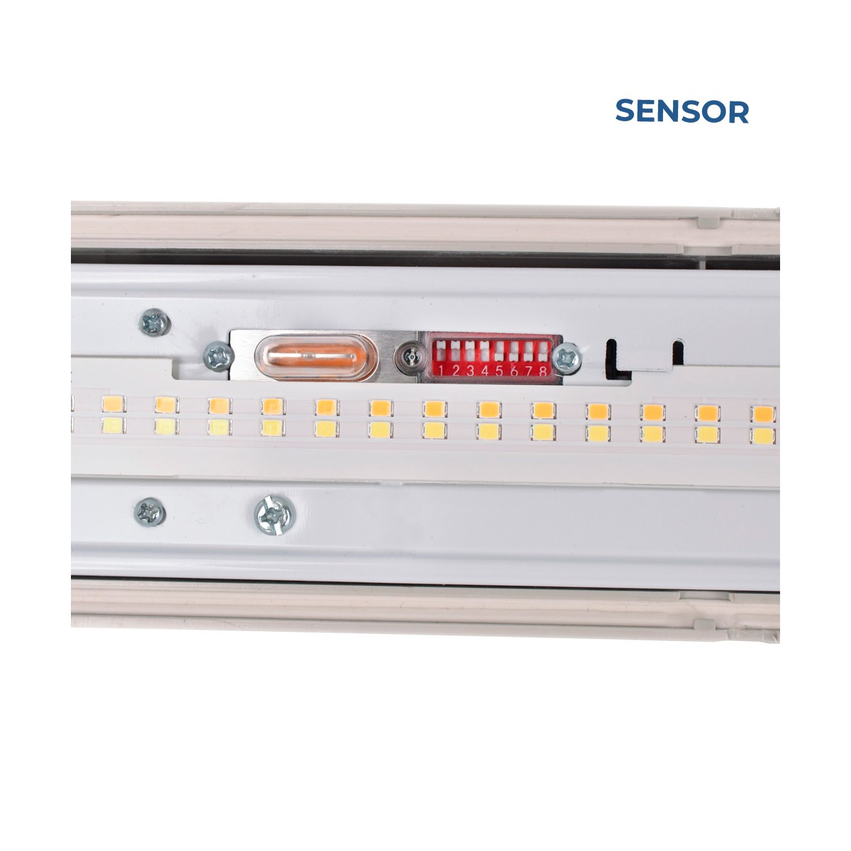 Tri-proof CCT LED batten light with motion sensor -120cm-40W