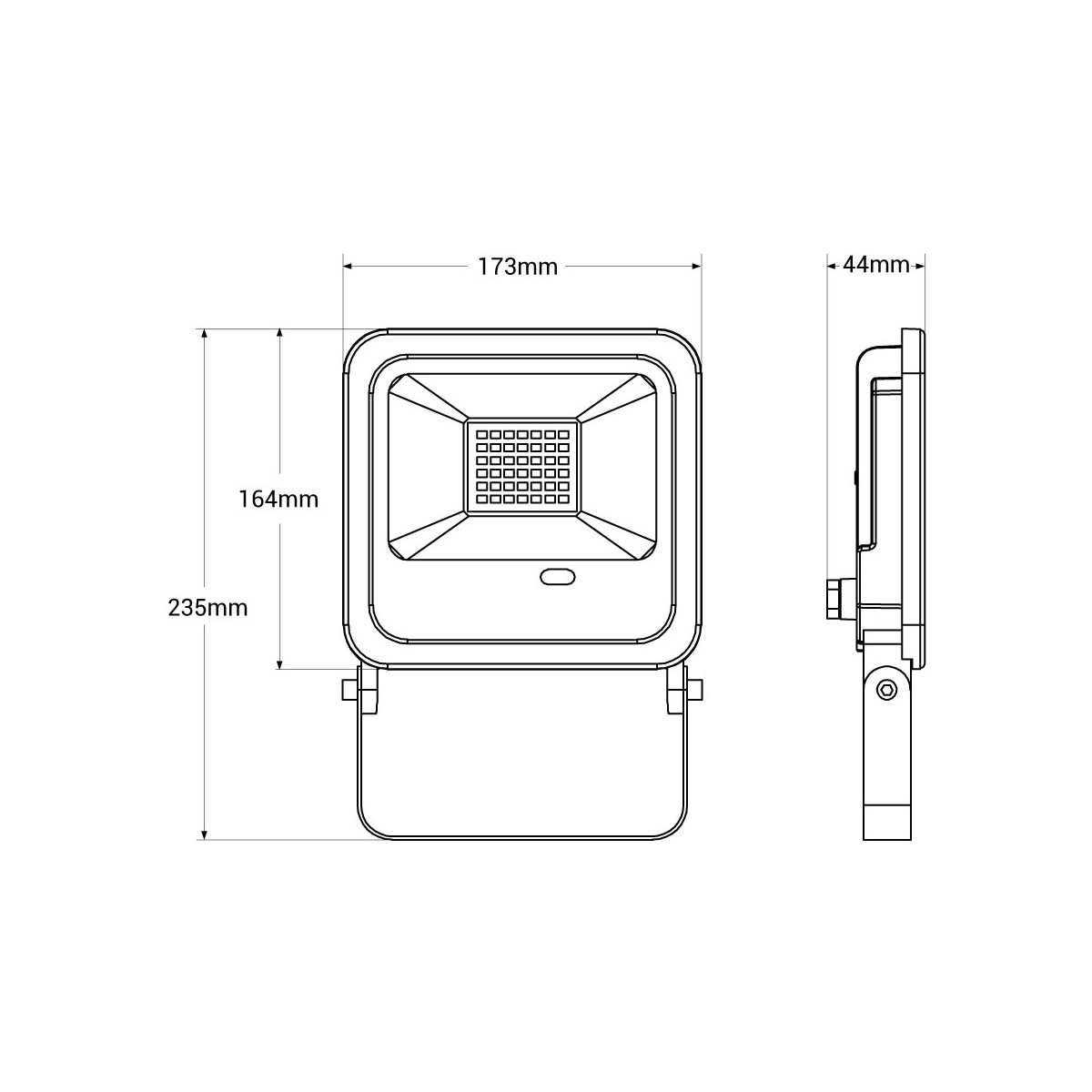 50W IP65 RGB LED RGB floodlight with remote control and stake