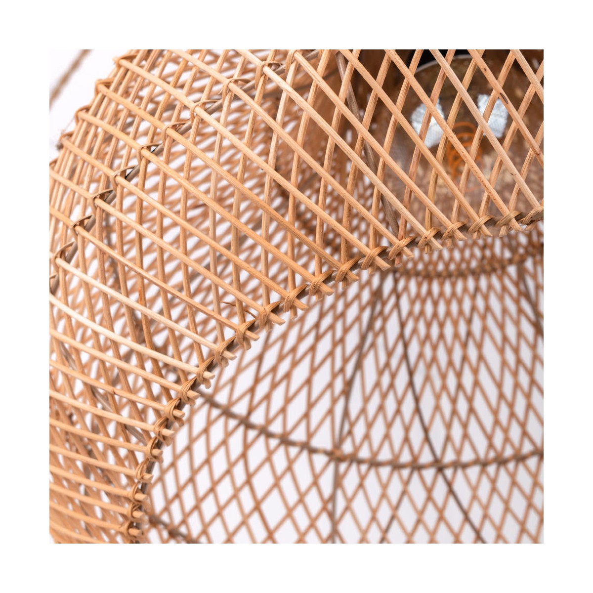 Wicker hanging lamp "Samoa".