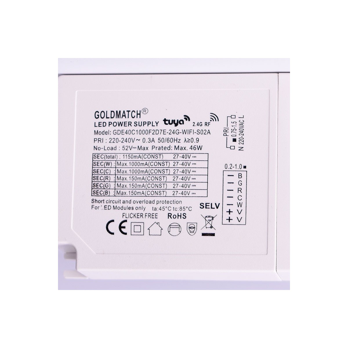 WIFI SMART RGB / RGBW + CCT recessed LED panel - 60x60 cm - 40W - With ...