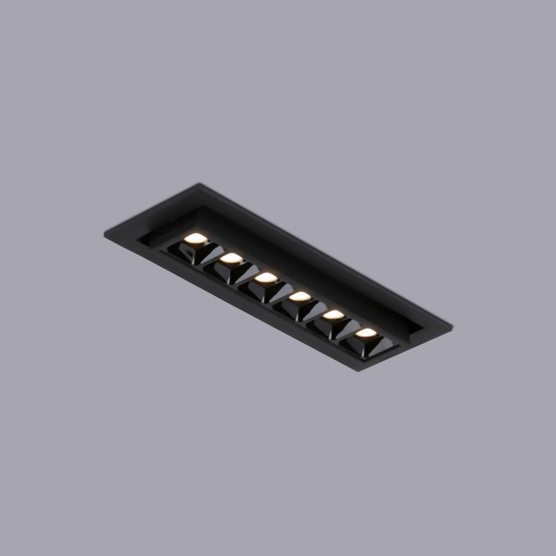Recessed LED linear spotlight 10W - Adjustable - UGR18 - CRI90 - OSRAM ...