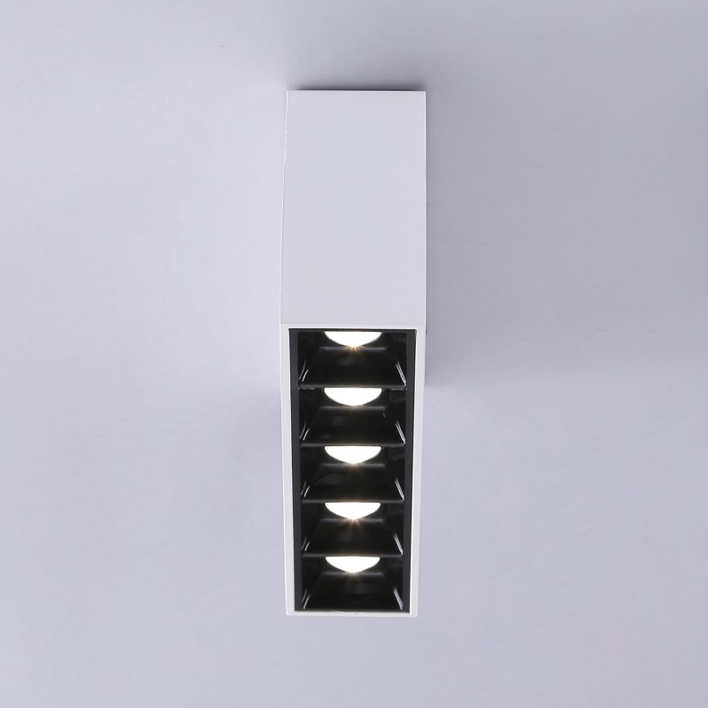 Linear spotlight LED surface white - 10W - UGR18 - CRI90 - OSRAM Chip