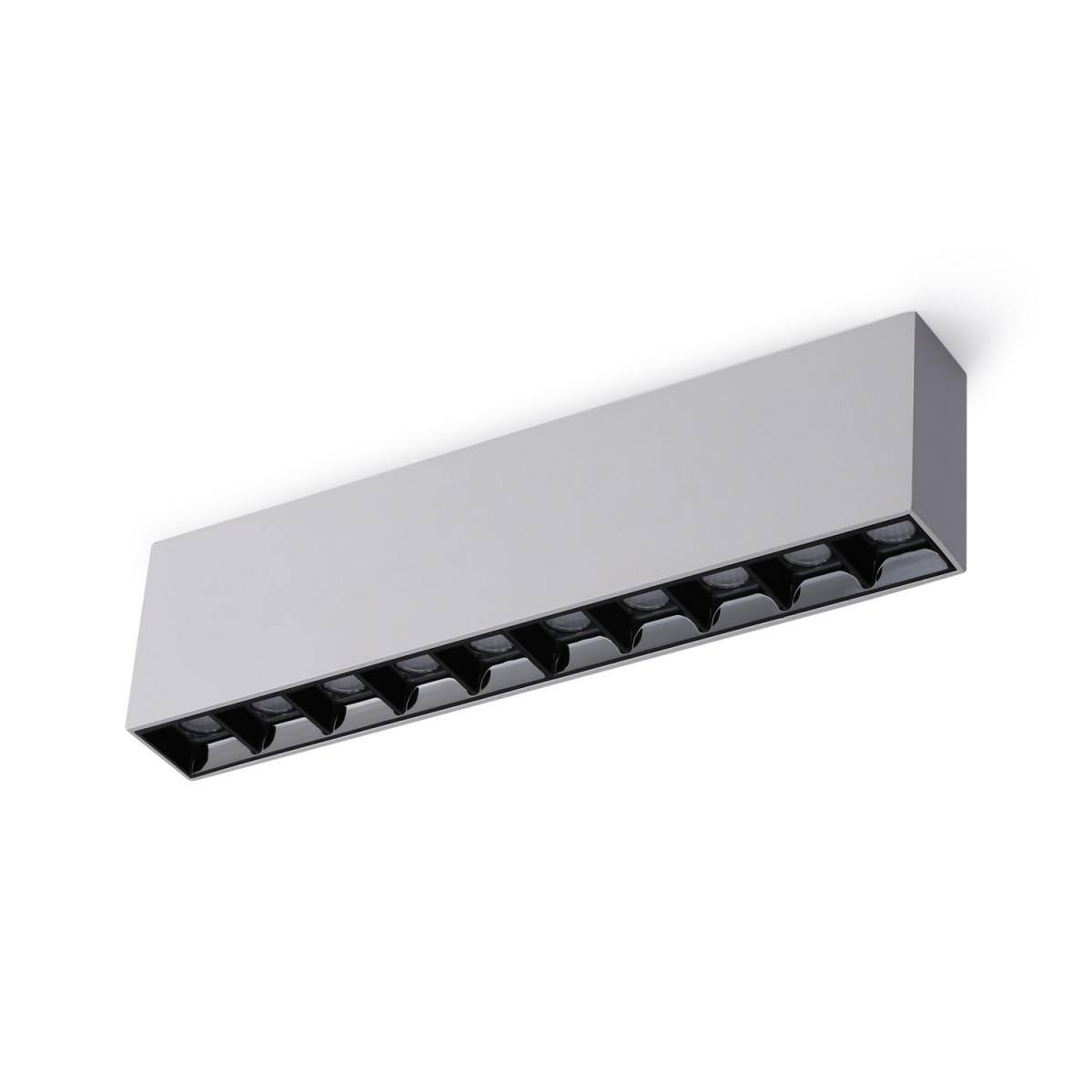 Linear spotlight LED surface white color - 20W - UGR18 - CRI90 - OSRAM Chip