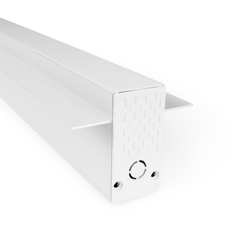 Magnetic rail 20mm recessed - 48V - 2 meters