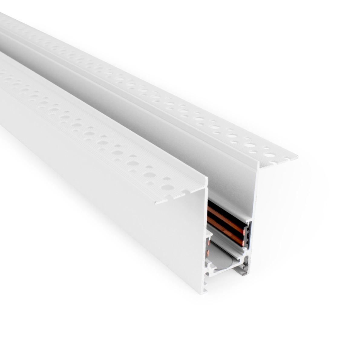 Magnetic rail 20mm integration or trimless - 48V - 2 meters