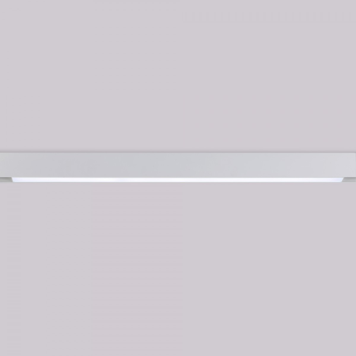 Linear opal LED opal luminaire for magnetic rail 48V - 20W - White