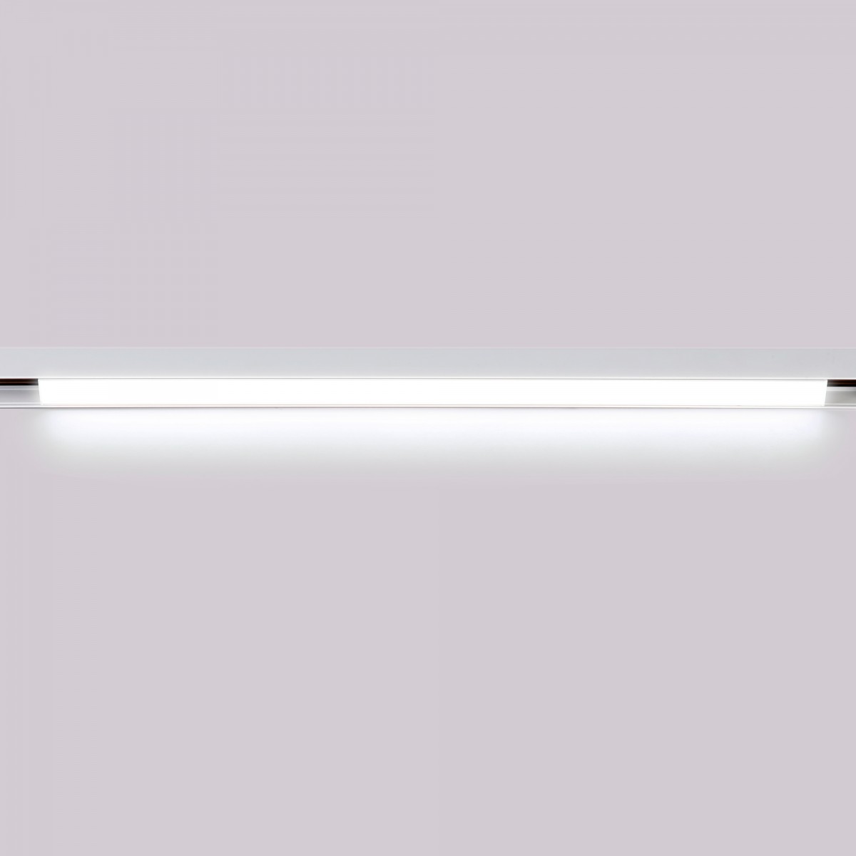 Linear opal LED opal luminaire for magnetic rail 48V - 20W - White