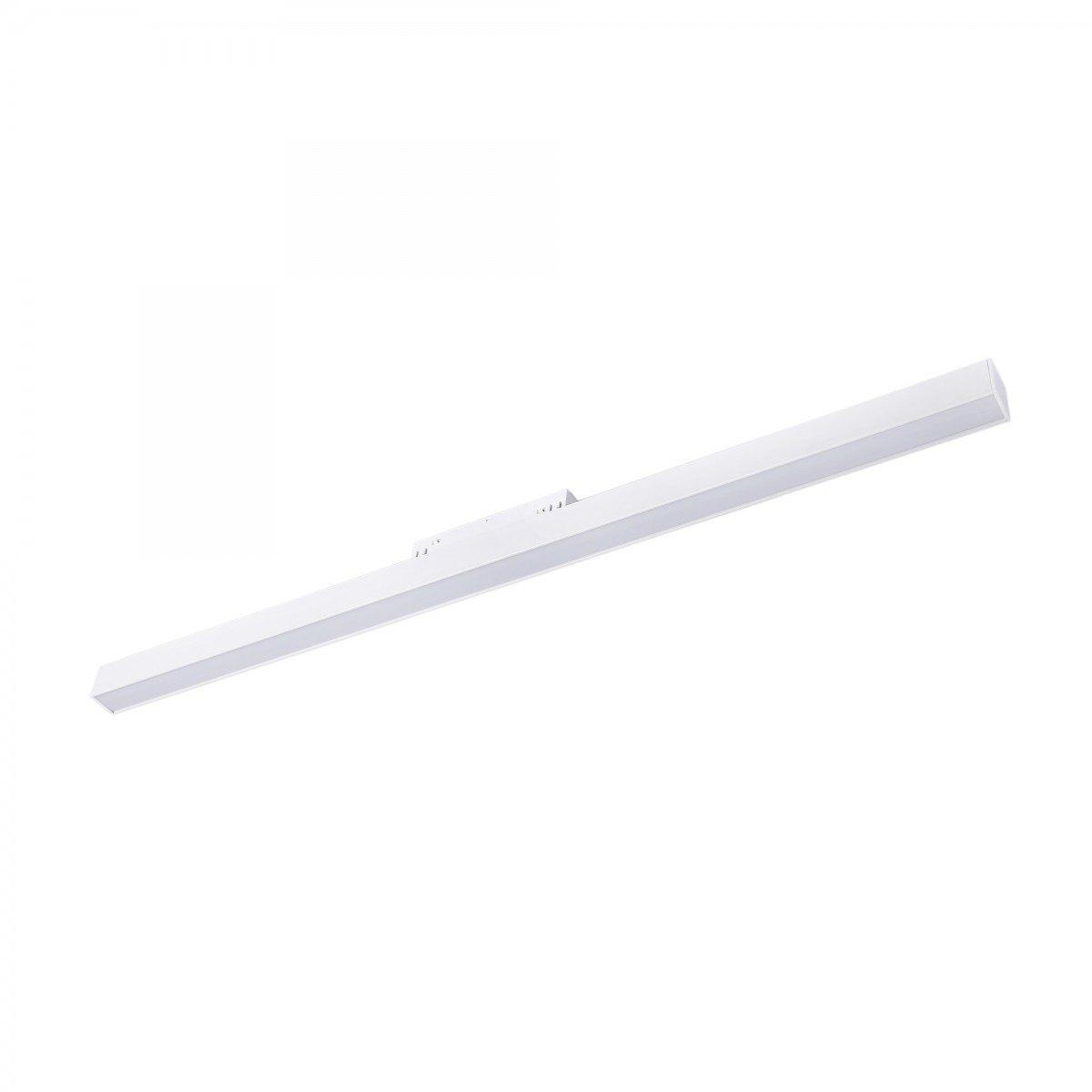 Linear opal LED opal luminaire for magnetic rail 48V - 20W - White