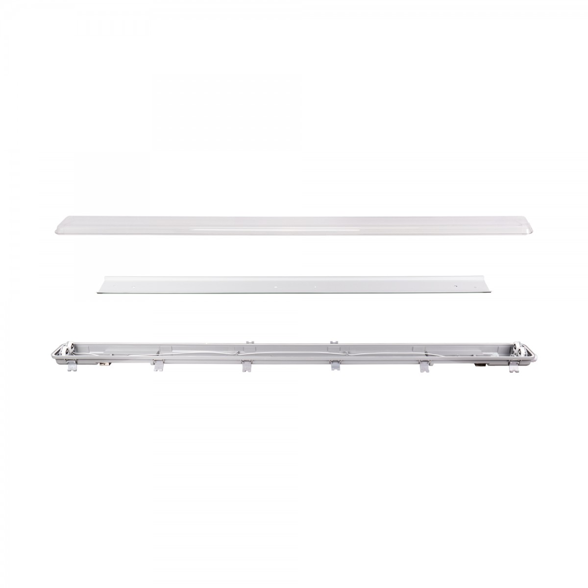 Tri-proof batten for 2 120cm LED tubes - IP65