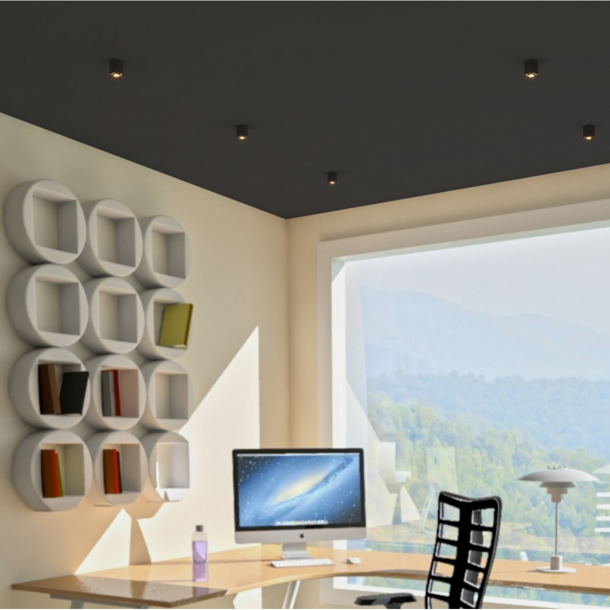 Ceiling light LED 8W - UGR18 - Driver Eaglerise