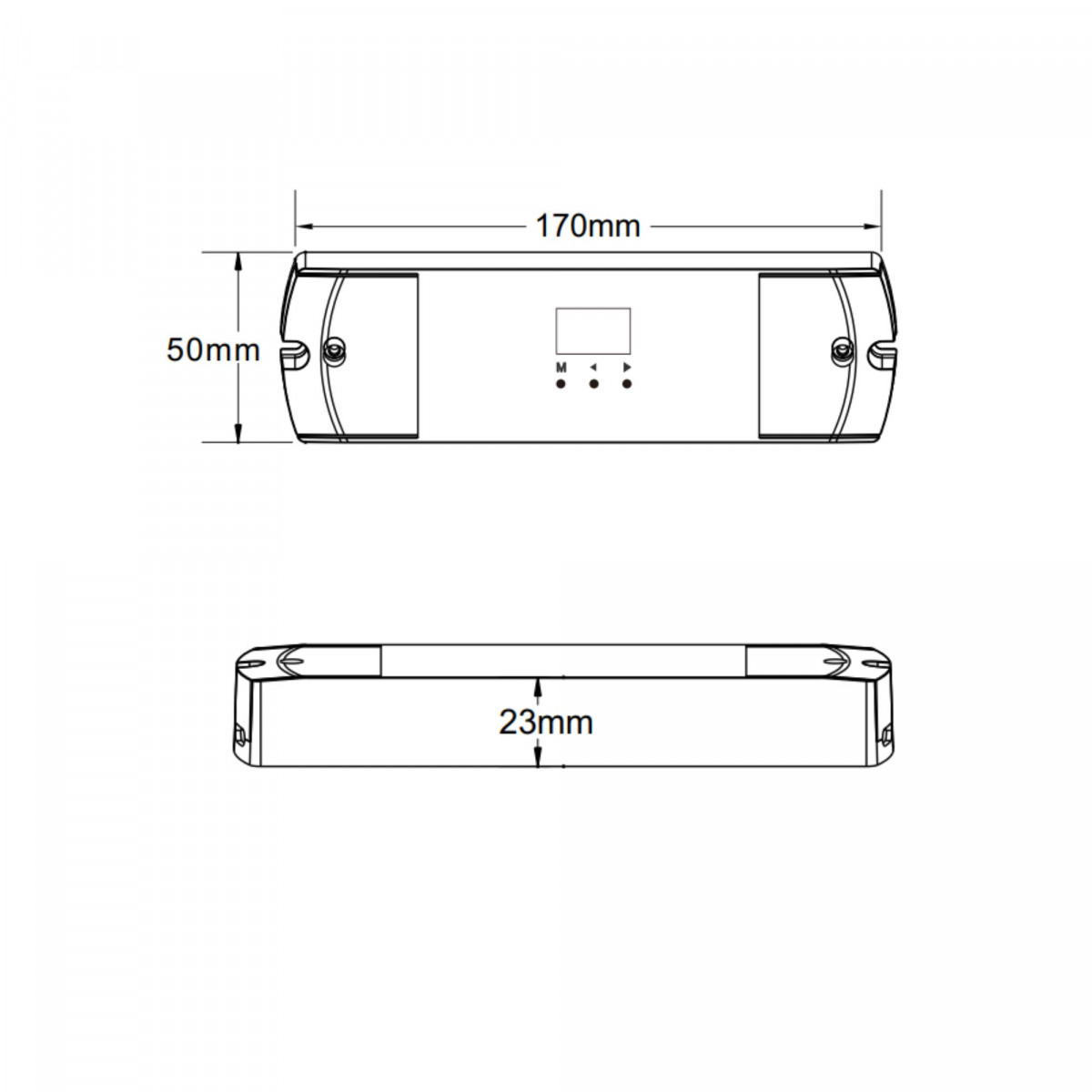 DMX512 Decoder 12-48V DC - 350-1200mA/channel - 4 Channels