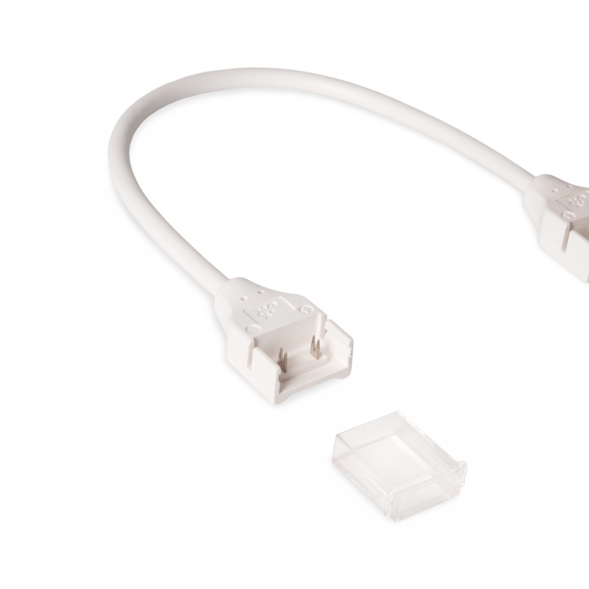 Watertight connector with cable - COB LED strip - 2 pins