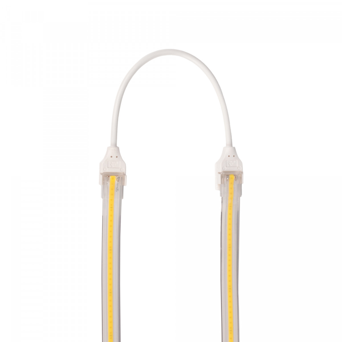 Watertight connector with cable - COB LED strip - 2 pins
