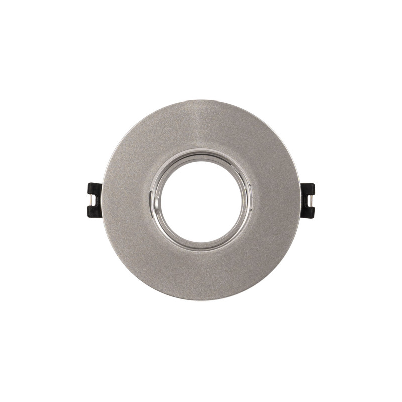 Round tilting downlight ring for GU10/MR16 bulb