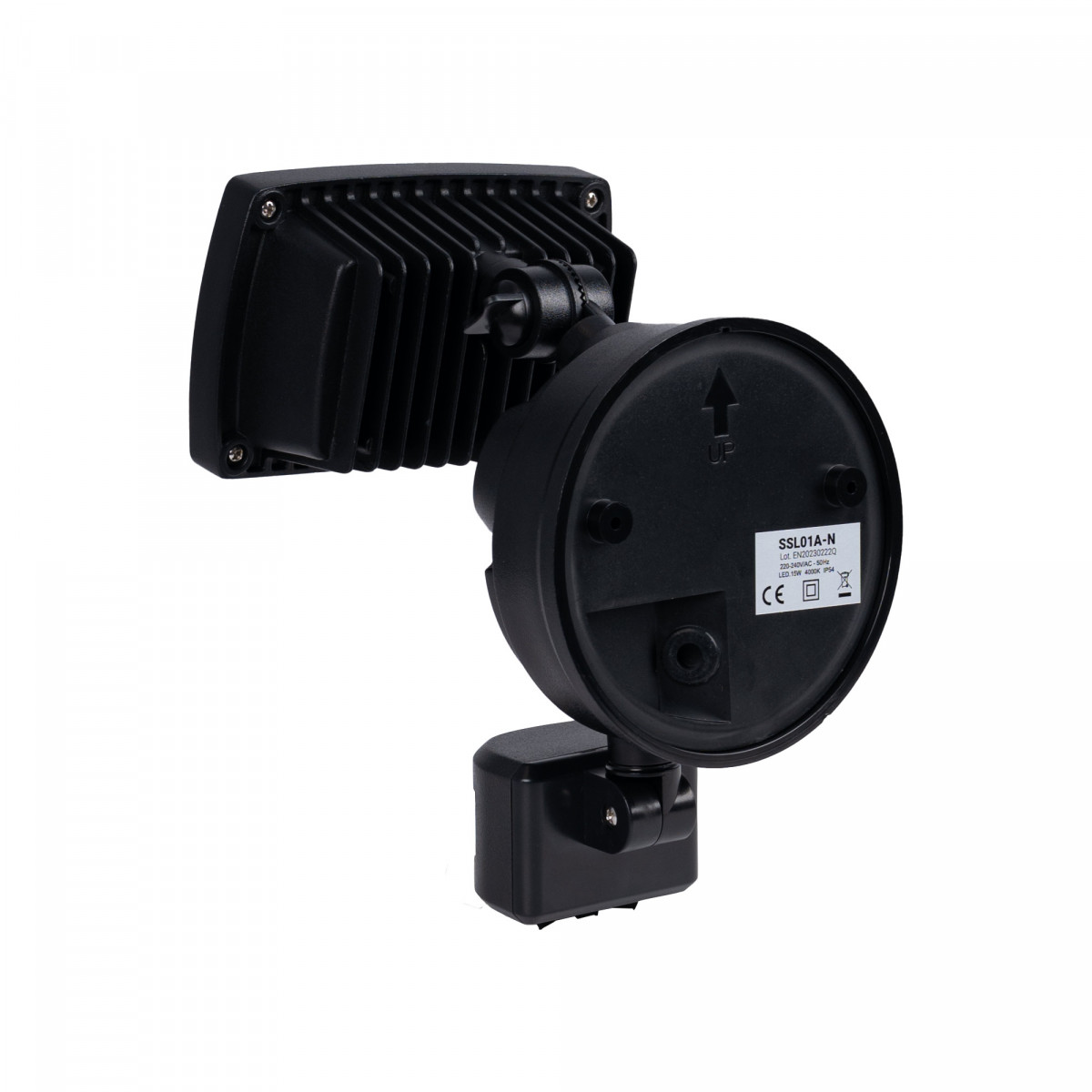 Outdoor LED wall spotlight with PIR sensor 15W - 4000K- IP54