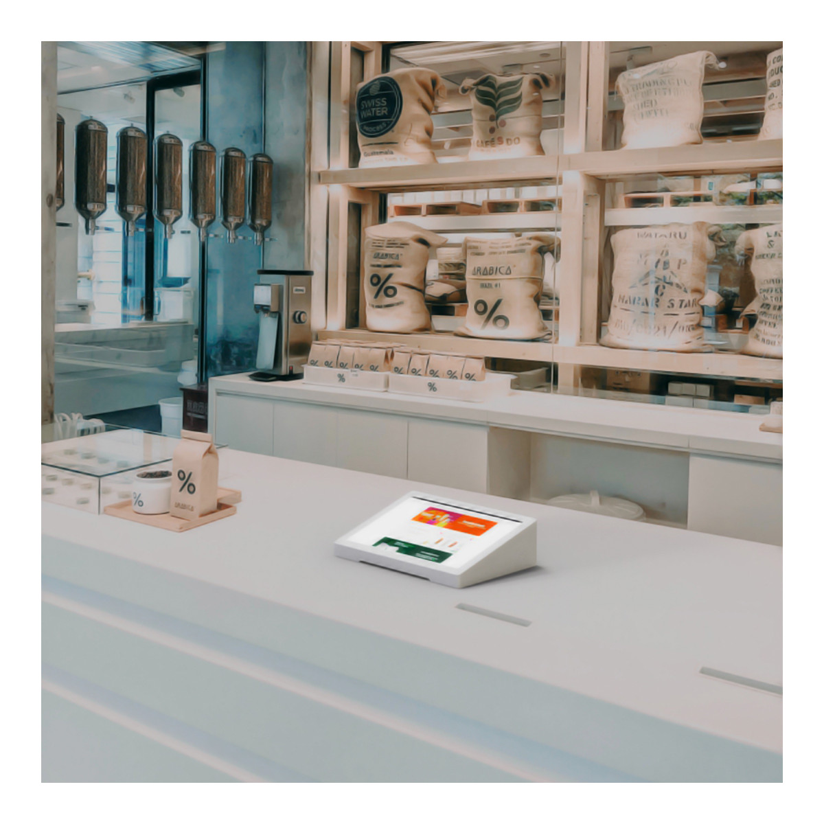 LCD tabletop AD display - 10.1'' - Horizontal screen- Touch