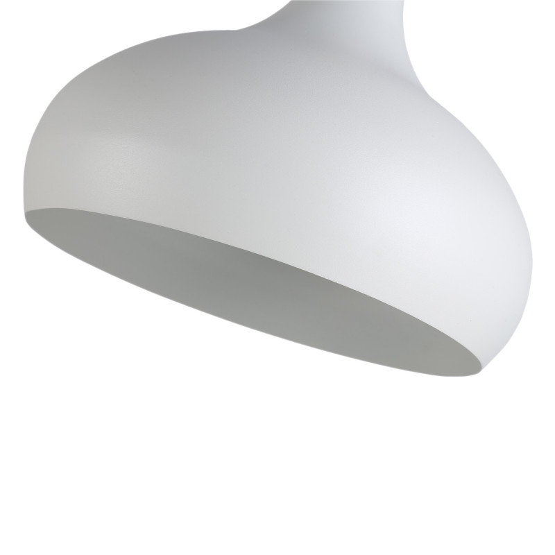 Metal and wood pendant lamp - "Loop"