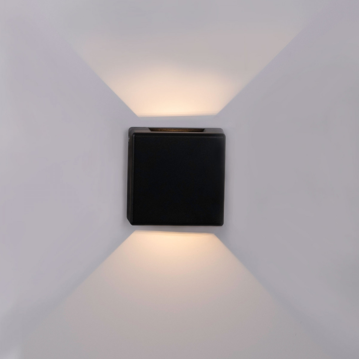 "Square 2" outdoor LED wall light -3W- IP54 -Two-sided light