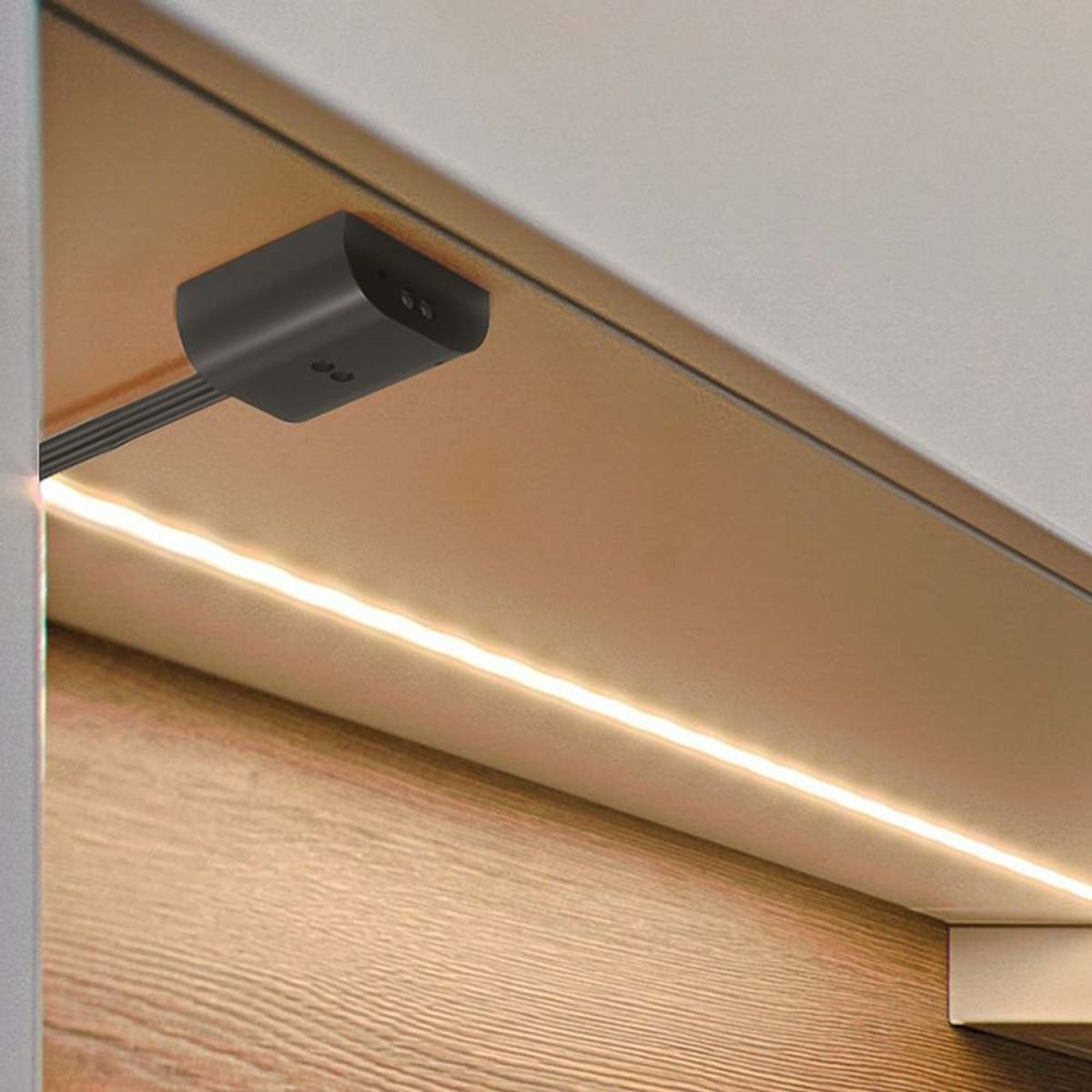 Dual proximity sensor for On/Off and dimming of LED strips