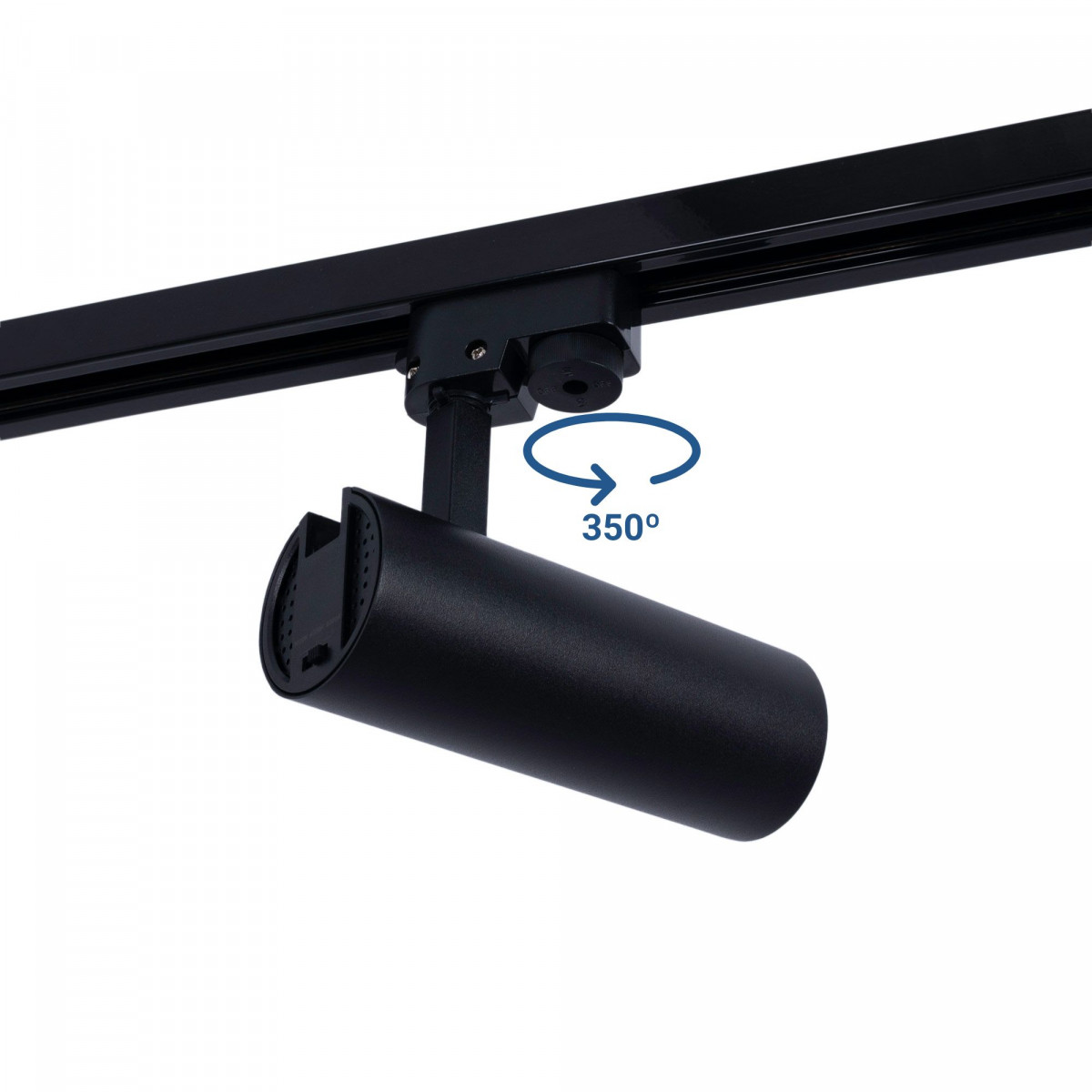 CCT LED 1-phase track spotlight - 10W - KGP Driver - Black