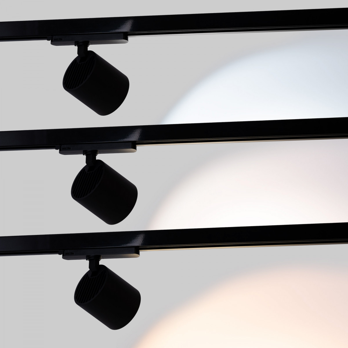 CCT LED 3-phase track spotlight - 40W - Driver KGP - Black