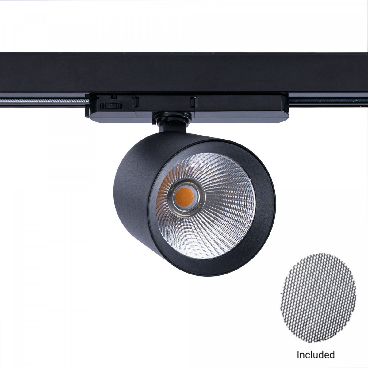 LED 3-phase track spotlight - 40W - Xitanium Driver - Black