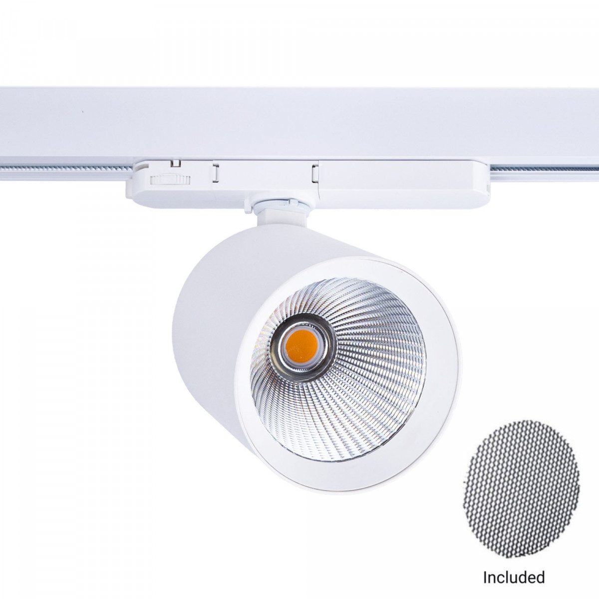 LED 3-phase track spotlight - 40W - Philips Xitanium - White