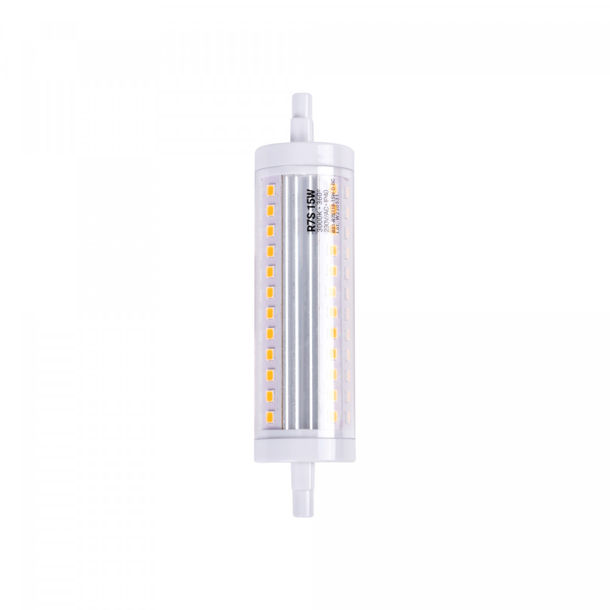 Dimmable R7S LED bulb 118mm - 1700lm - 230V - 15W