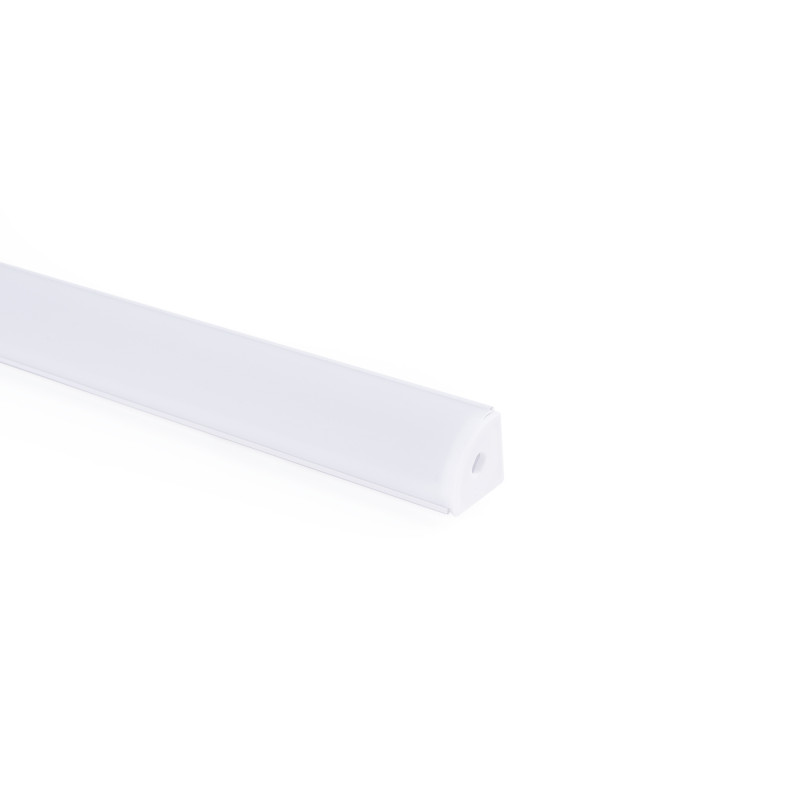 Aluminium corner profile - 20 x 20mm - LED strip 10mm - 2m