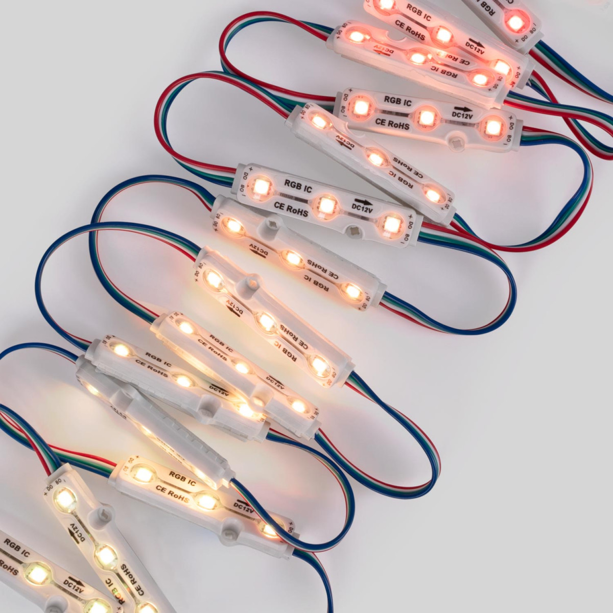 RGB IC LED module for illuminated signs - 0.72W - 12V - IP65