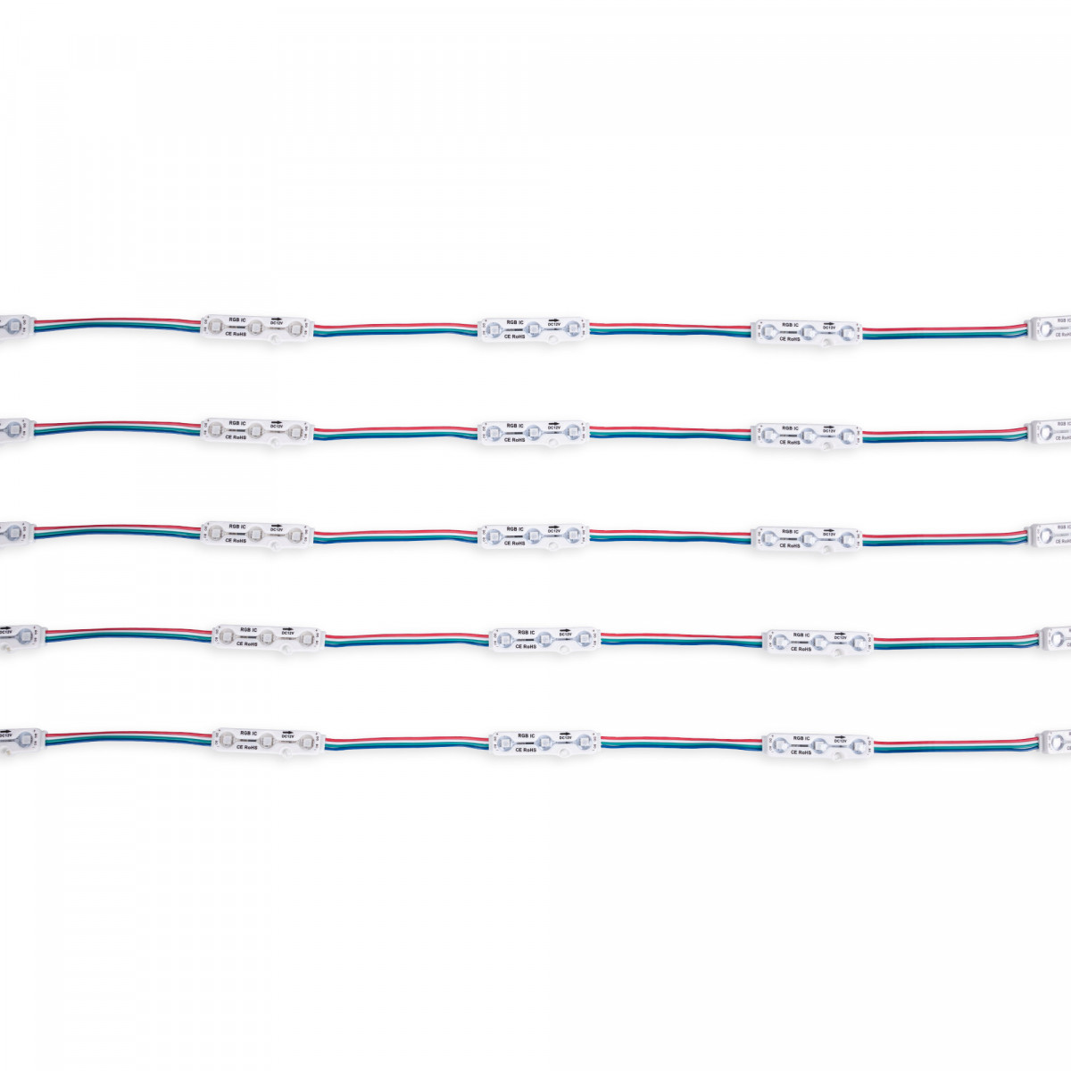 RGB IC LED module for illuminated signs - 0.72W - 12V - IP65